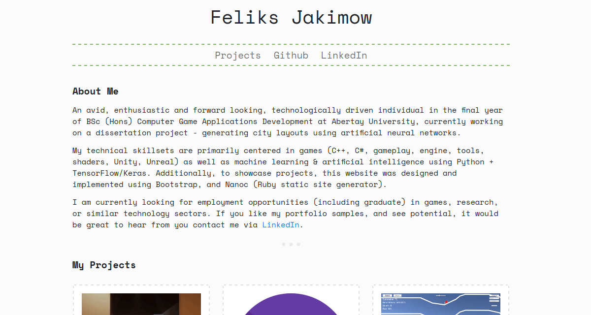Feliks Jakimow | Portfolio